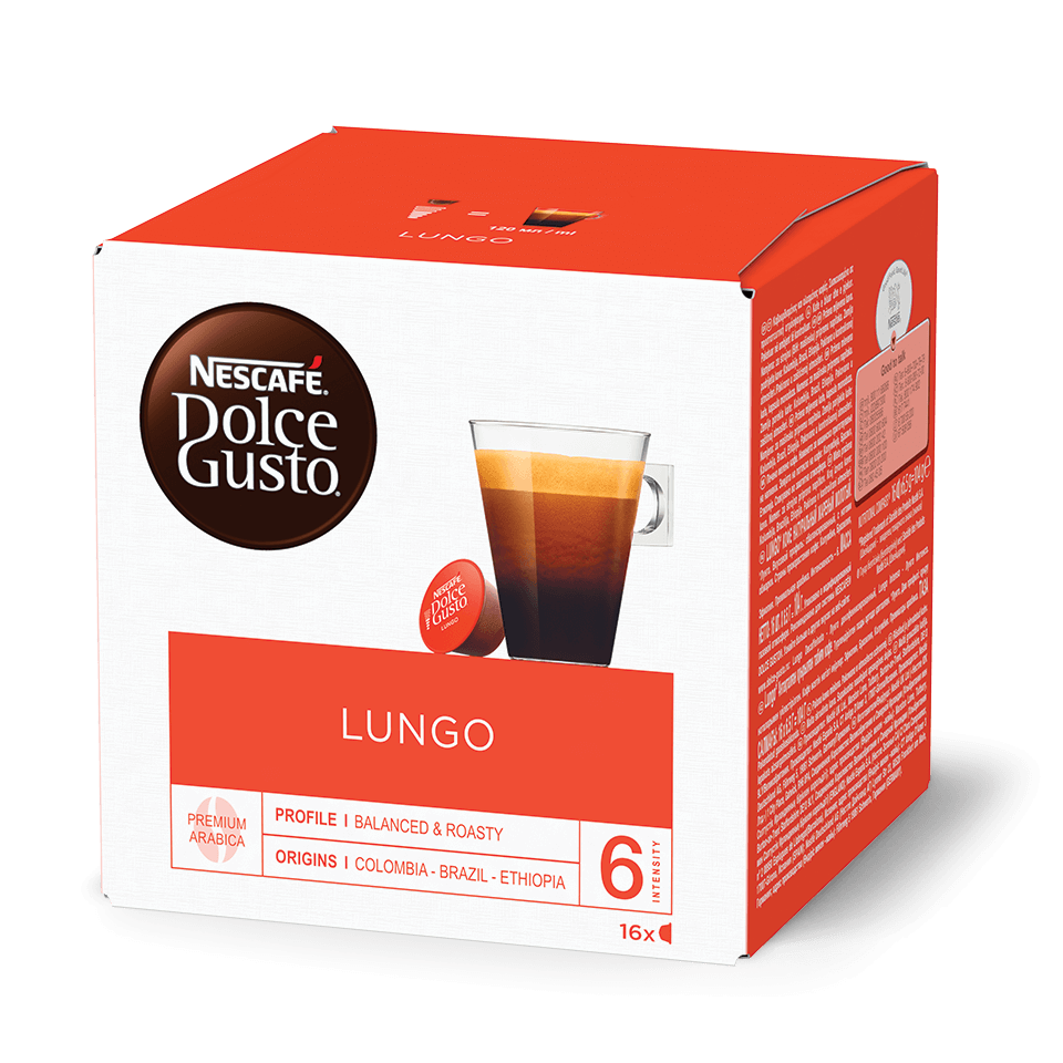 Cápsulas de Dolce Gusto® Lungo| NESCAFÉ® ES